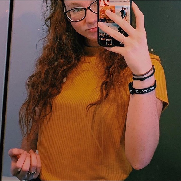 Pink Republic | Tops | Picture How It Looks On Tanish Yellow Top | Poshmark